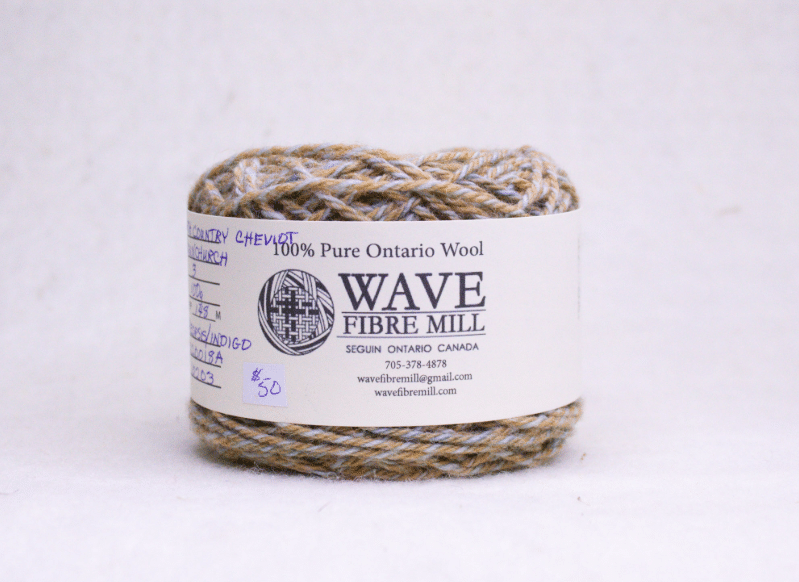3 Ply - 736 YPP - 10203 - Variegated Coreopsis & Indigo - Wave Fibre Mill